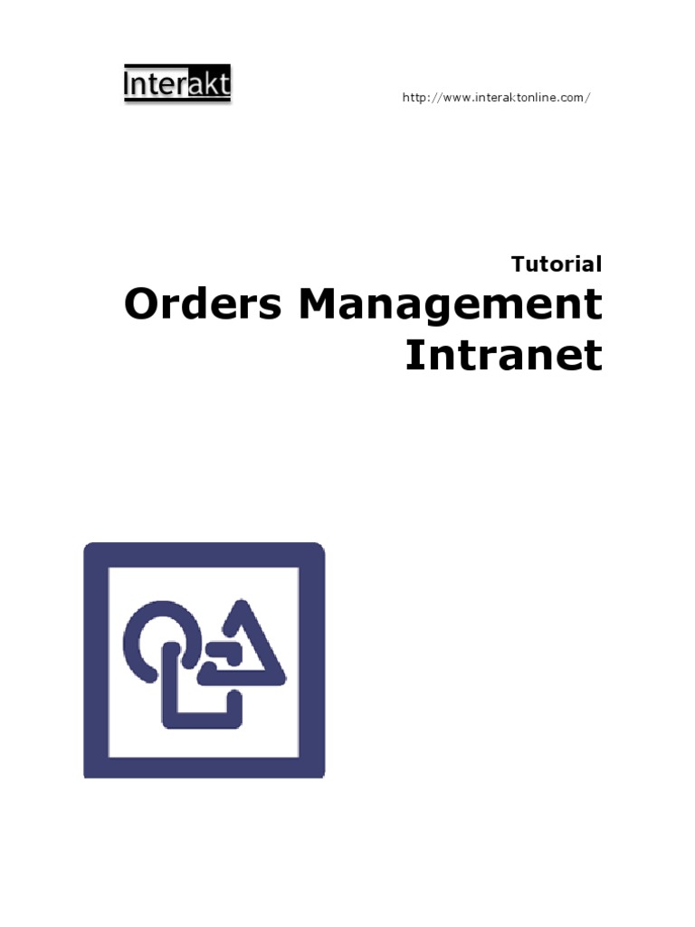 Tutorial - Orders Management Intranet | PDF | Databases | Login