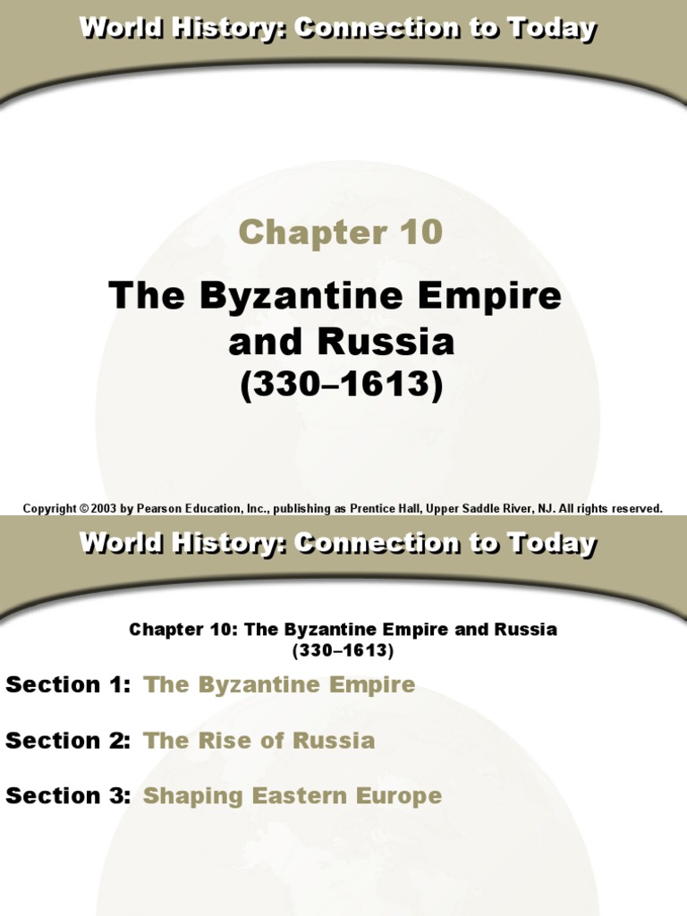 The Byzantine Empire and Russia | PDF | Byzantine Empire | Europe
