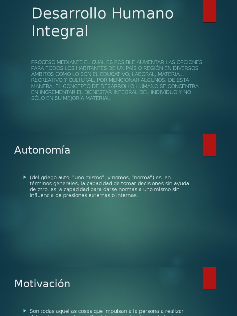 Desarrollo Humano Integral | PDF | Inteligencia emocional | Desarrollo ...