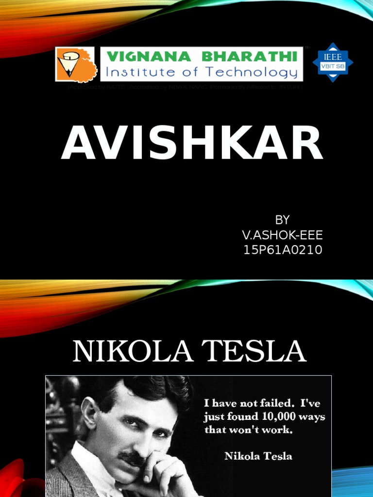 Nikola Tesla(Ppt) | Nikola Tesla | Thomas Edison