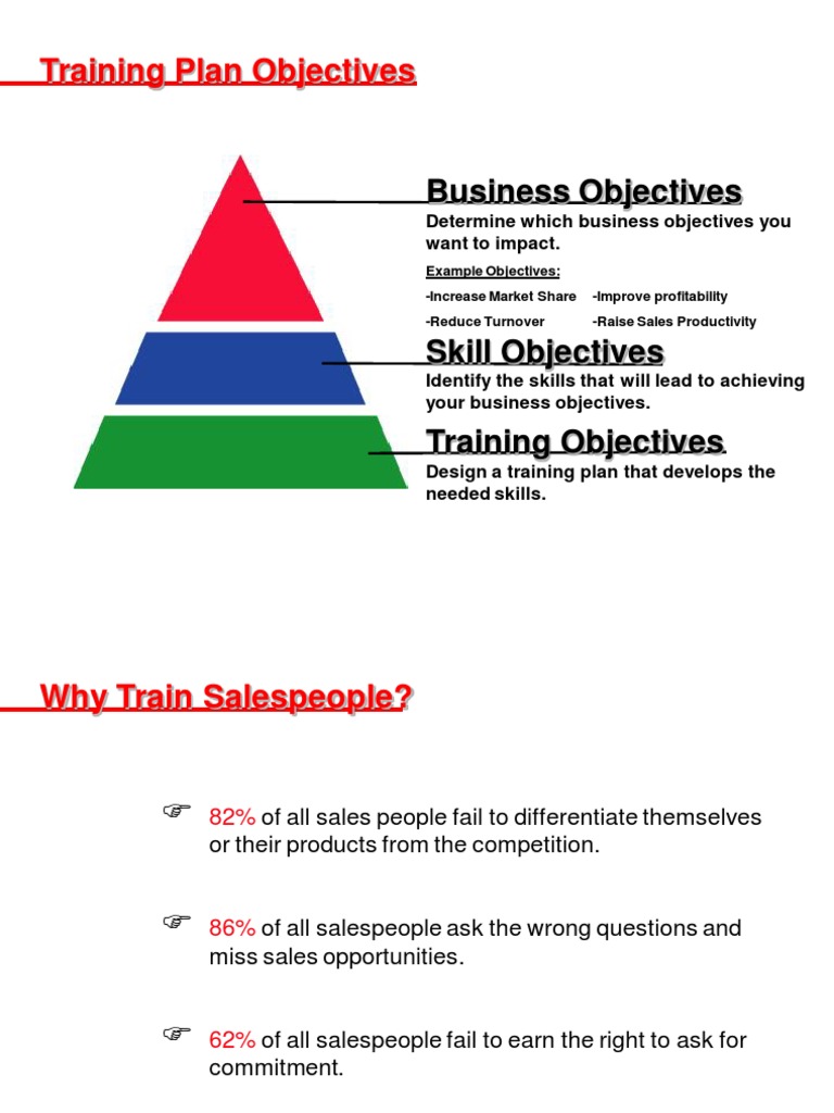 Sales Training Plan | PDF | Sales | Business