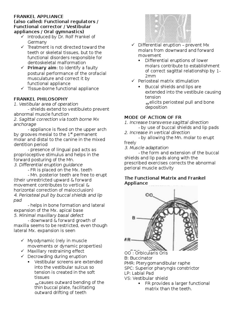 Frankel Appliance | Dentistry | Face