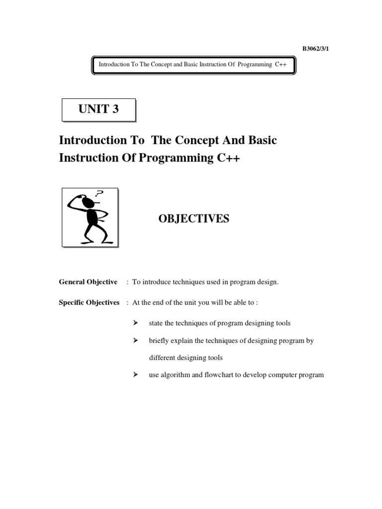 Unit 3: Objectives | PDF | Algorithms | Computer Programming