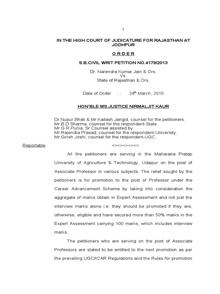Associate Professor Promotion Case Analysis | PDF | Plain Meaning Rule ...
