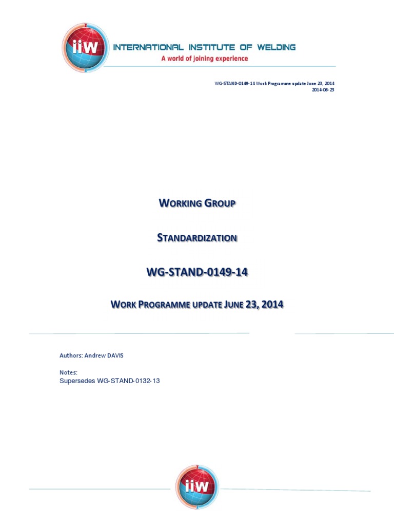 Iiw Standard List | PDF | International Organization For ...