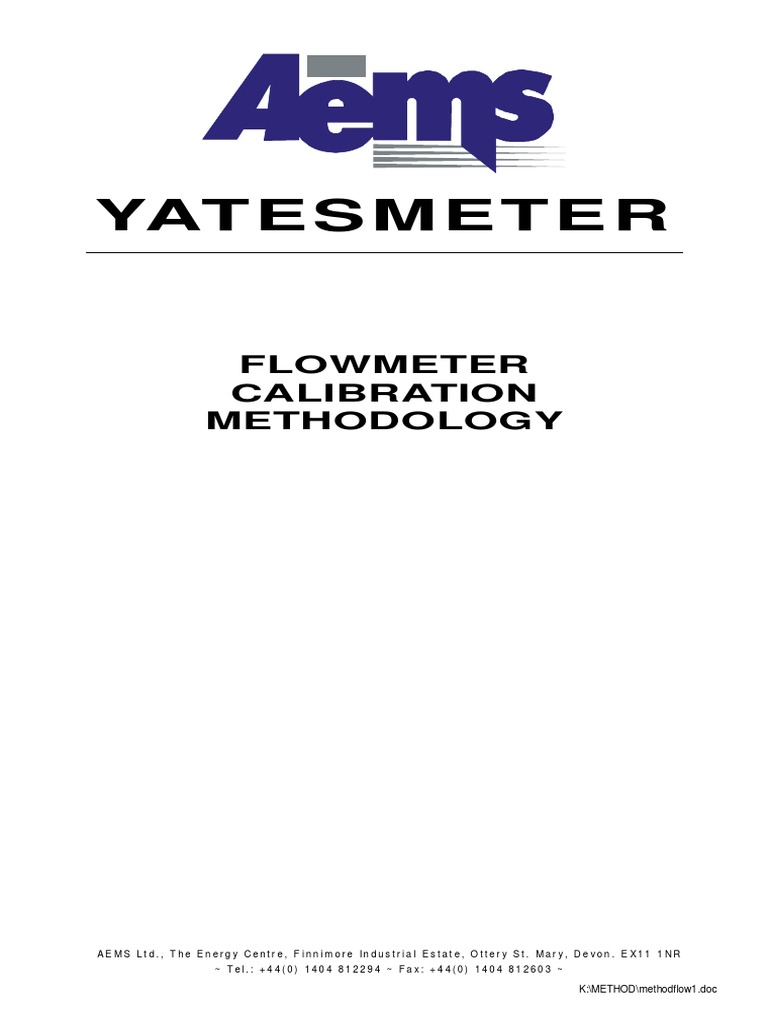 Flow Meter Audit Typical Method | PDF | Flow Measurement | Pump