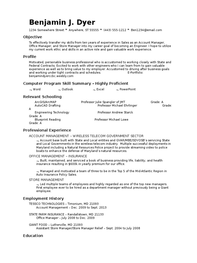 Engineering Career Transition Resume | PDF | Business