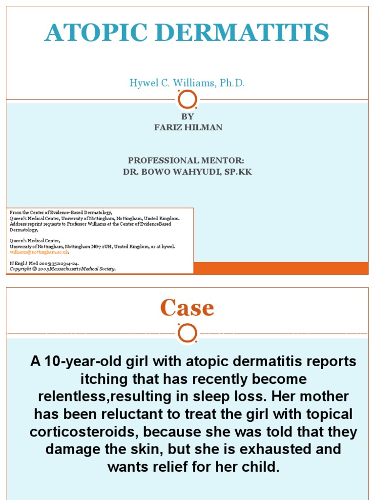 Journal-ATOPIC DERMATITIS | PDF | Dermatitis | Rtt