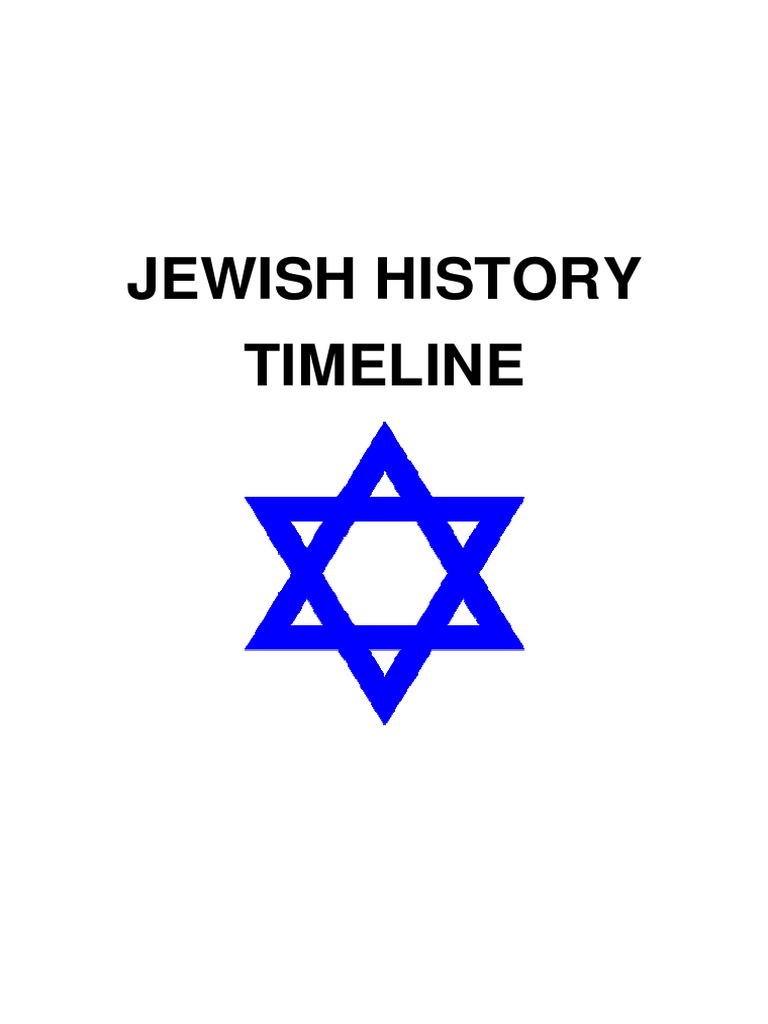 Jewish History Timeline | PDF | Kingdom Of Judah | Jews