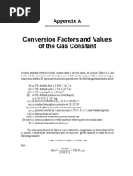 Universal Gas Constant Units Table | PDF | Calorie | Units Of Measurement