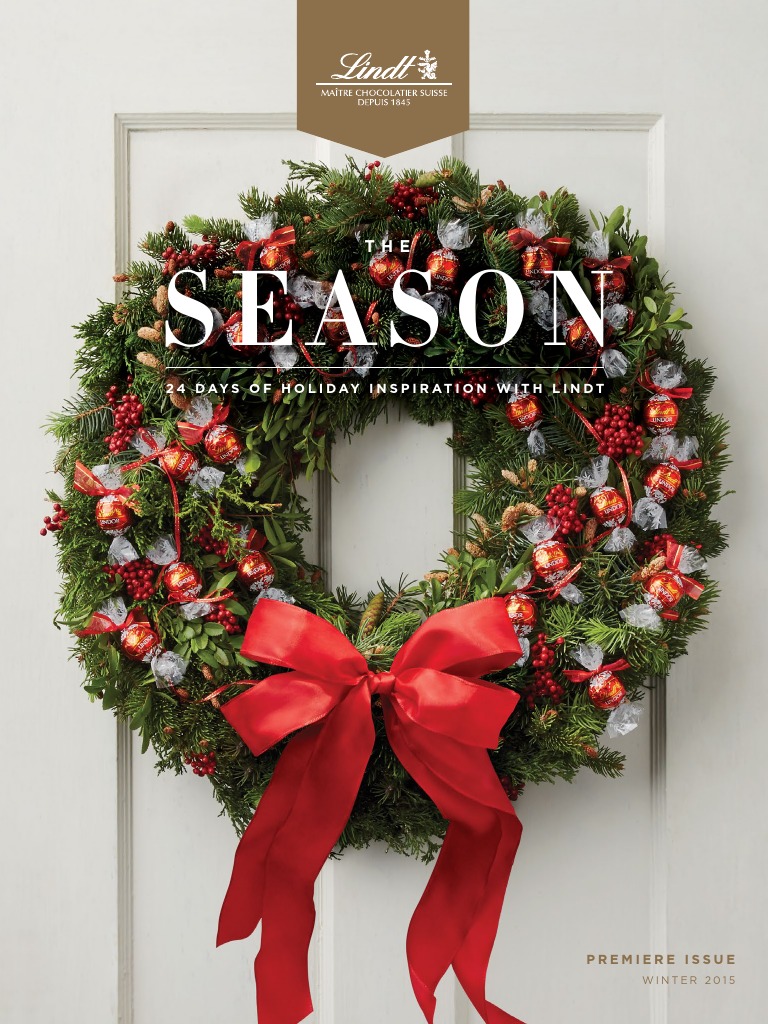 Season: 24 Days of Holiday Inspiration With Lindt | PDF | Chocolate | Cakes