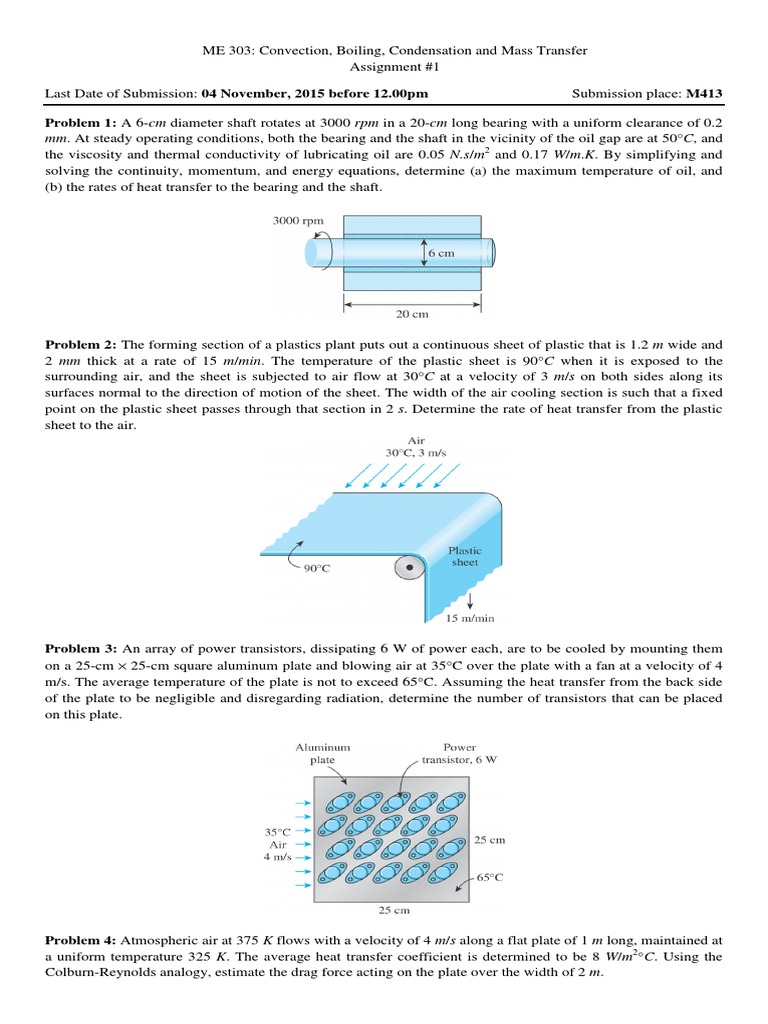 Assignment On Heat Transfer | PDF | Heat Transfer | Applied And ...
