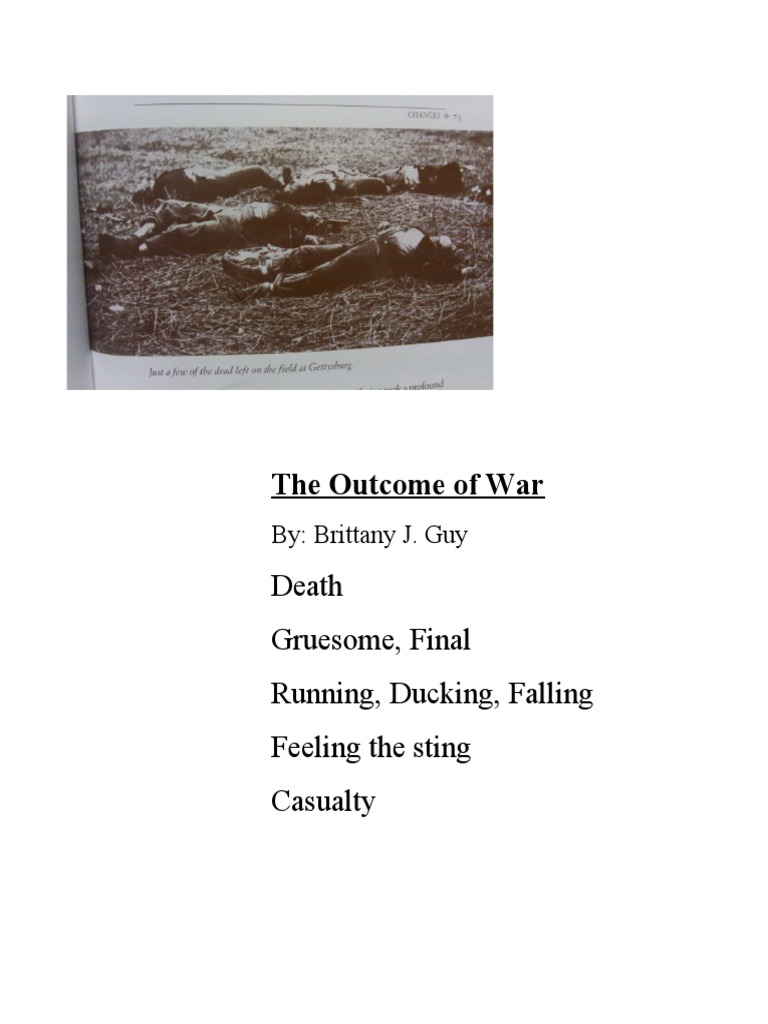 The Outcome of War | PDF