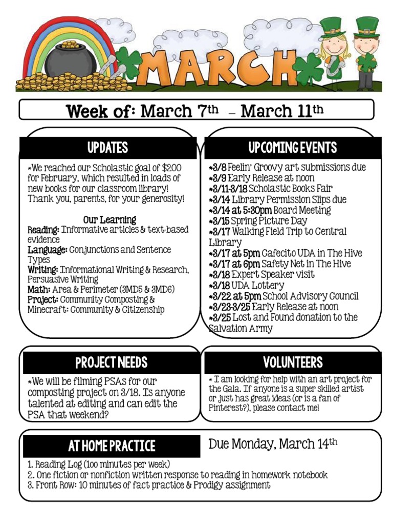 March Week 2 | PDF | Foreign Language Studies | Home & Garden