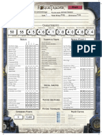 Rogue Trader Character Sheet Official Editable Web Quality PDF | PDF ...