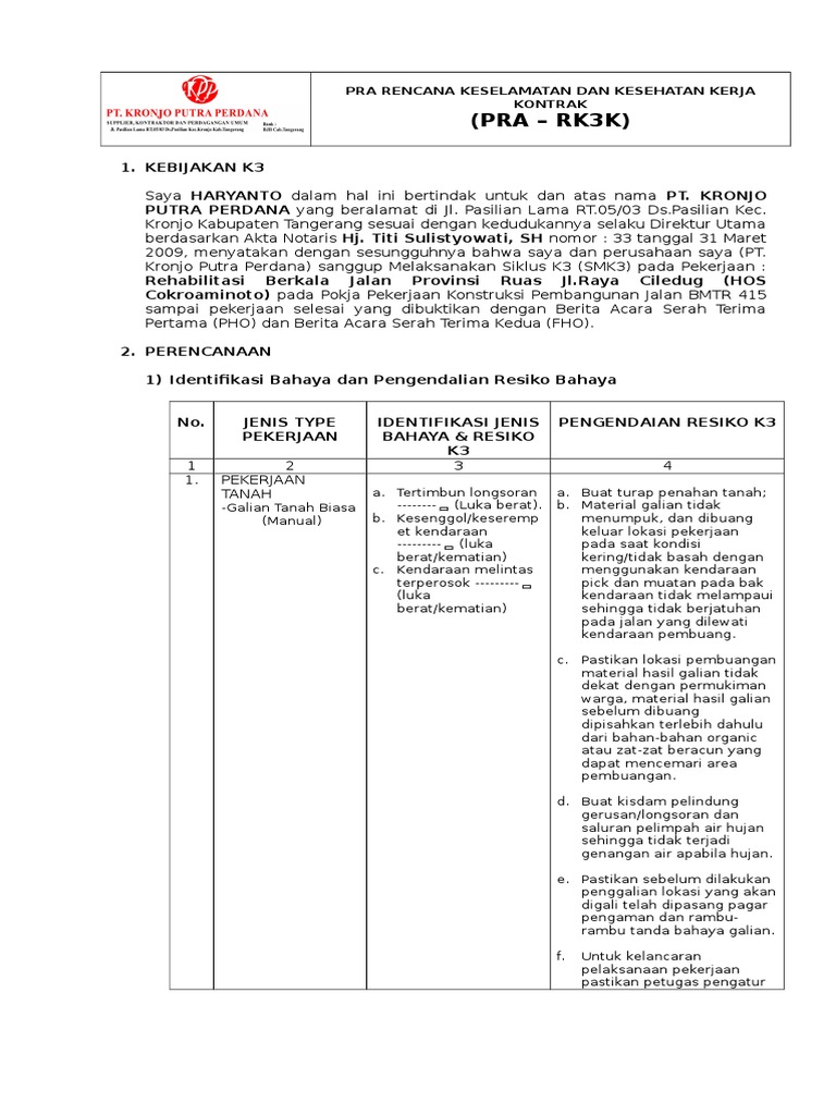Pra Rk3k Jalan | PDF