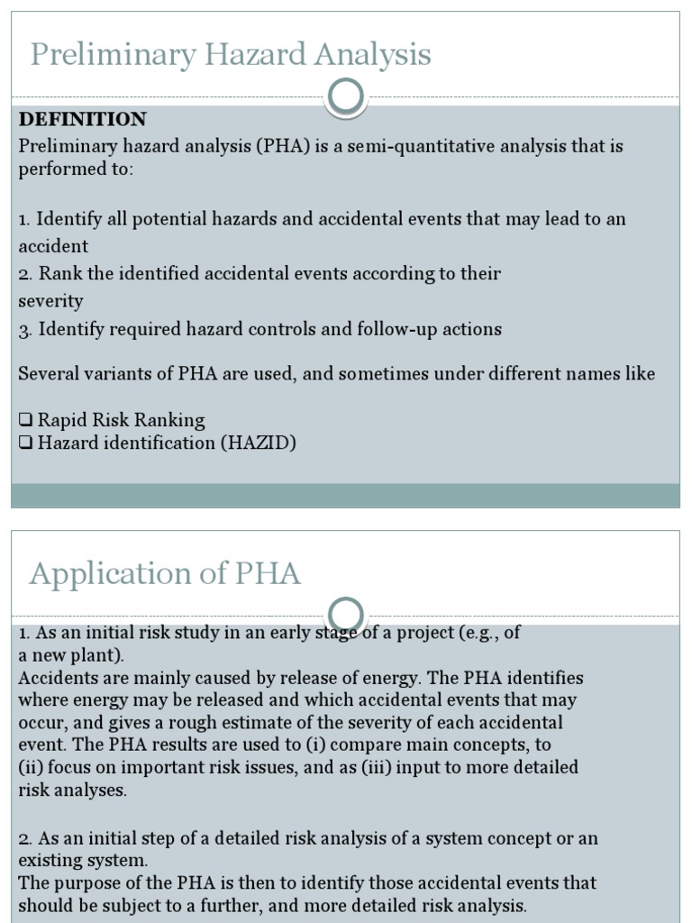 Preliminary Hazard Analysis | PDF | Risk | System