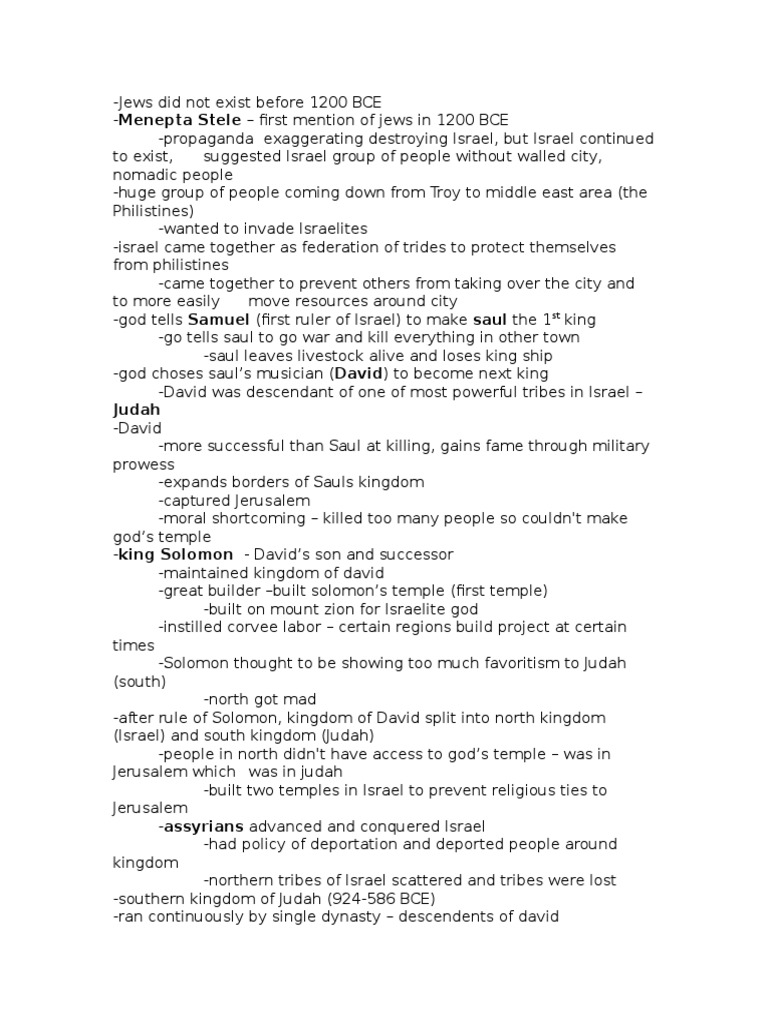 JS 100 Jewish History Quiz Study Guide | PDF | Hasmonean Dynasty ...