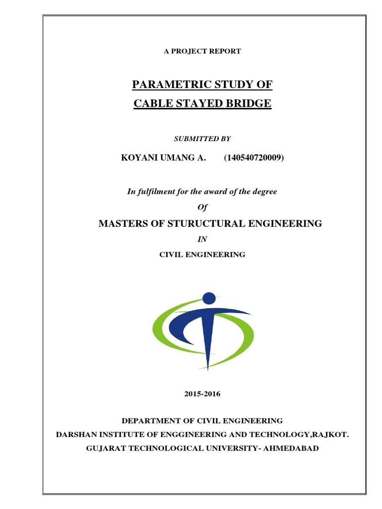 Cable Stay Bridge Design | PDF | Bridge | Deep Foundation