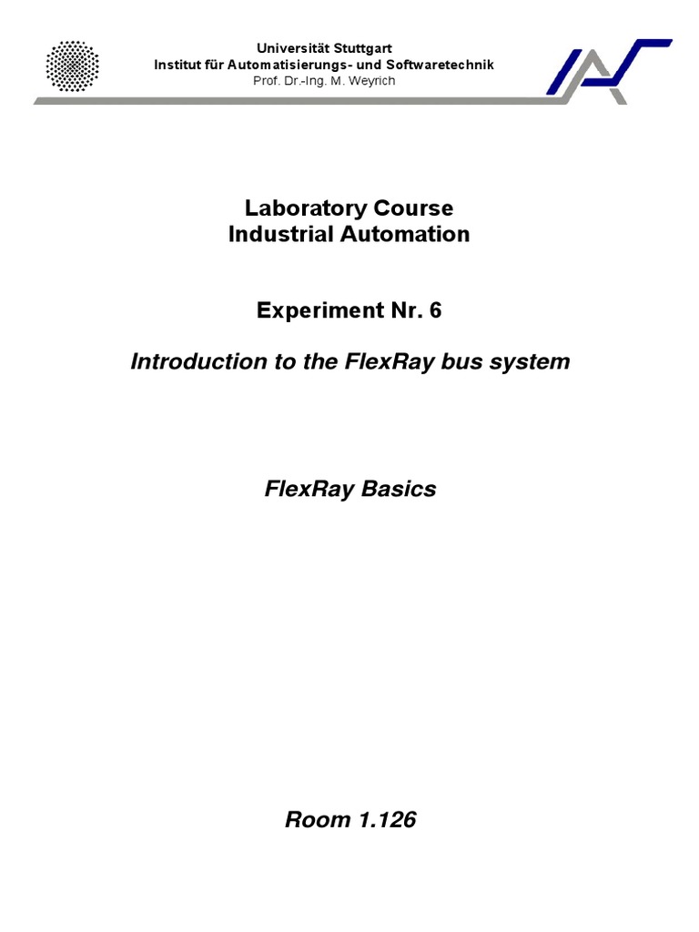 Introduction to the FlexRay Bus System | PDF | Network Topology | Osi Model