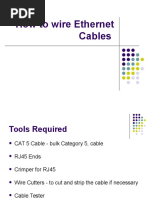 rj45 Color Coding | PDF | Electrical Connector | Electrical Components