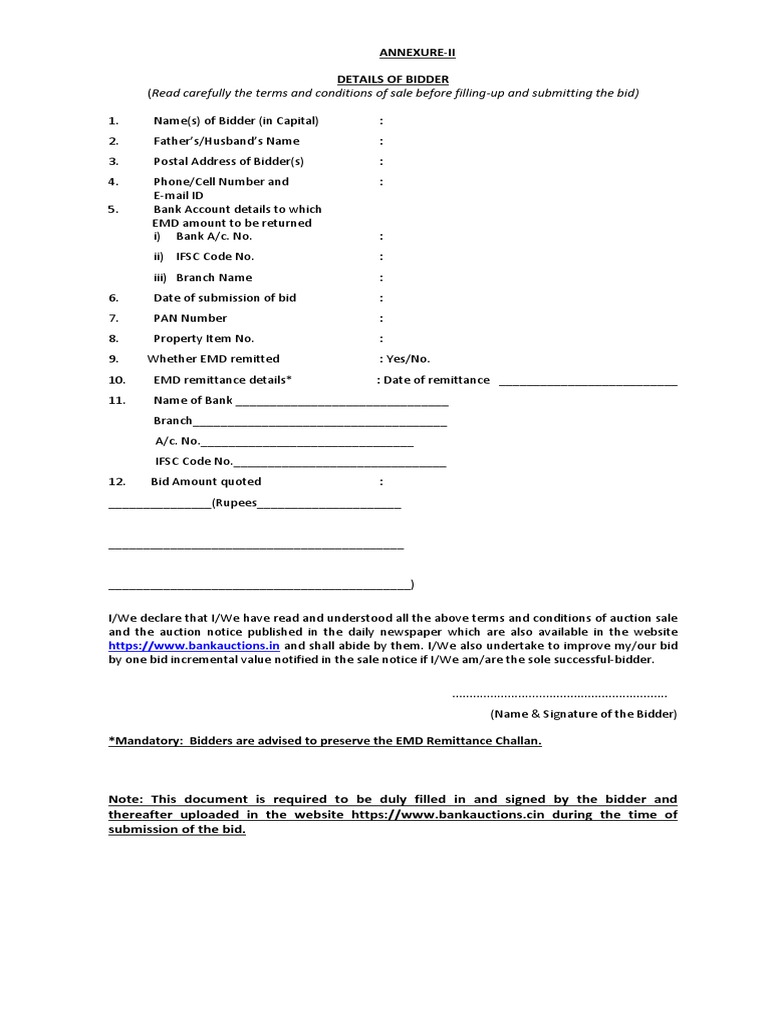 Cbi-Annexure - II & III | PDF | Auction | Justice