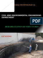 Guniting Concrete Surface | PDF | Concrete | Composite Material