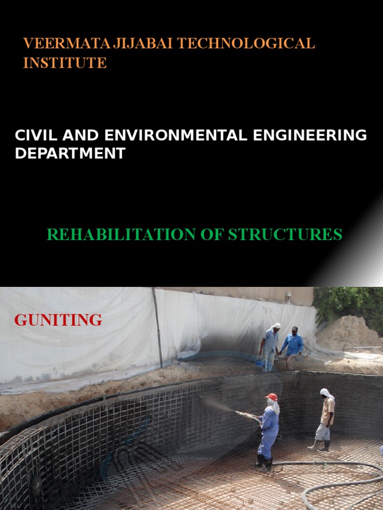 Guniting | PDF | Manmade Materials | Concrete