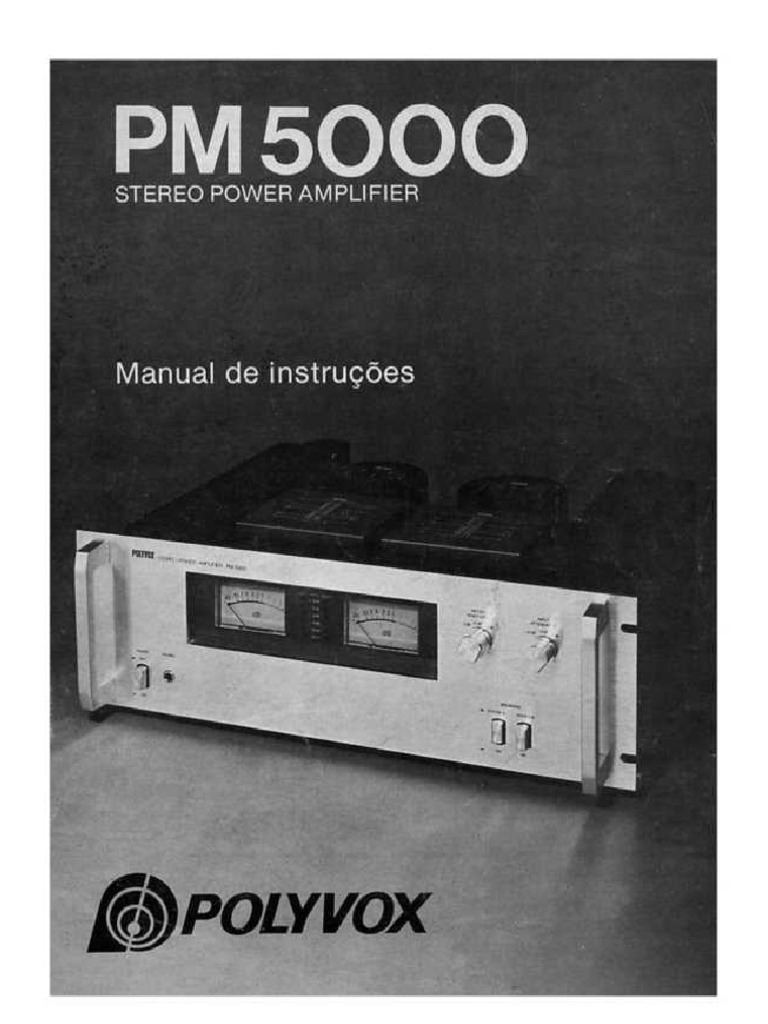 Polyvox Pm5000 Manual | PDF