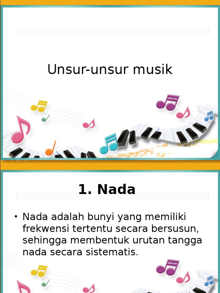 Unsur Unsur Musik | PDF | Seni & Disiplin Bahasa