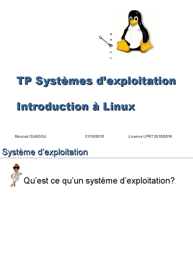 TP Linux 1 | PDF | Interface système | Système d'exploitation