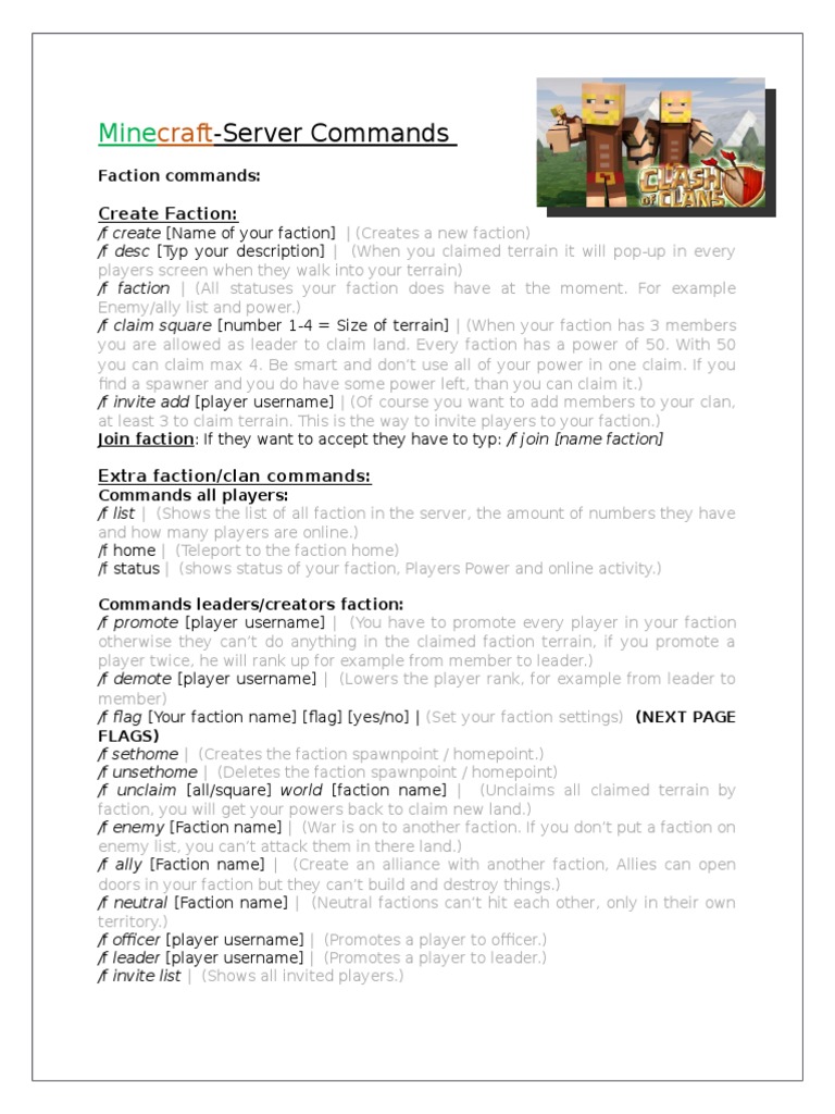 minecraft commands 1 | Gaming | Video Games