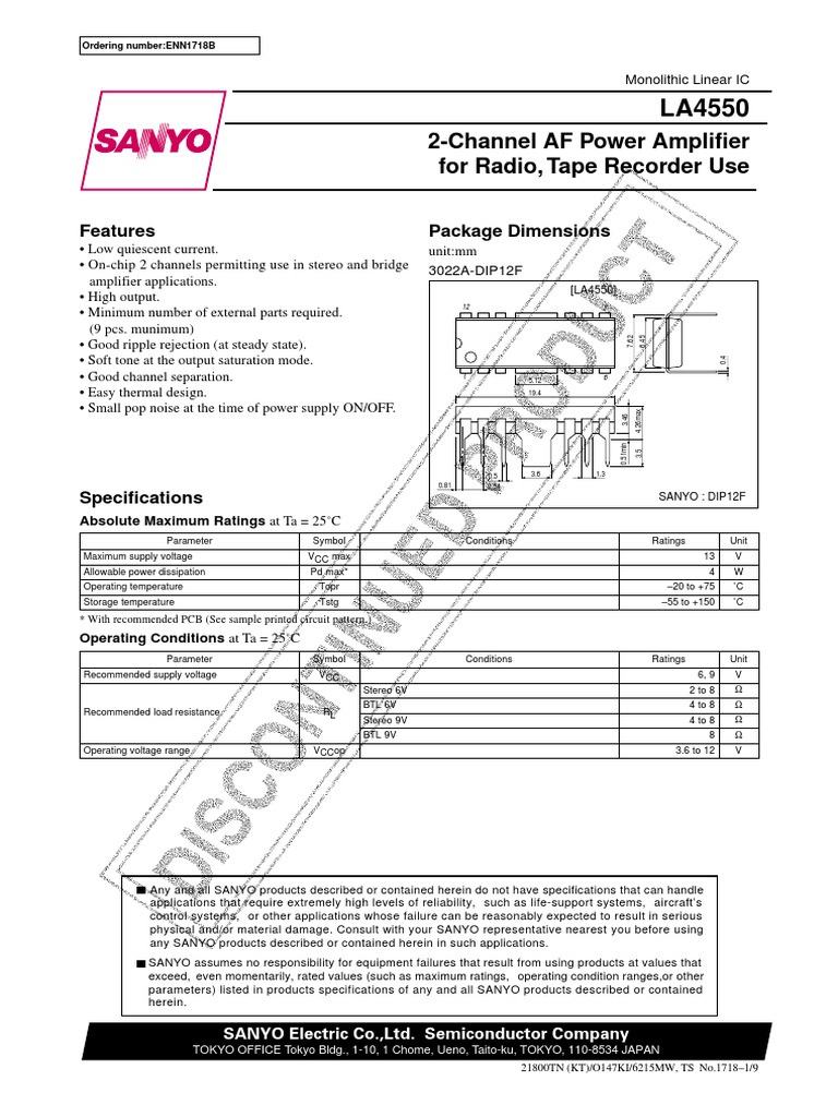La 4550 | PDF