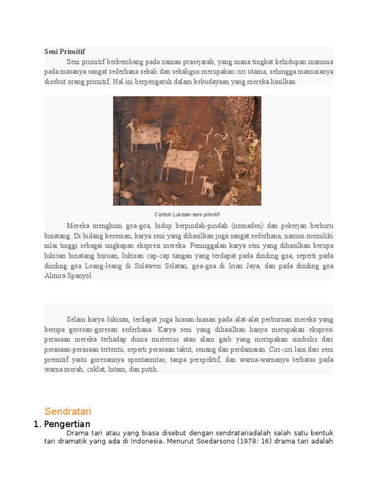 Seni Primitif | PDF