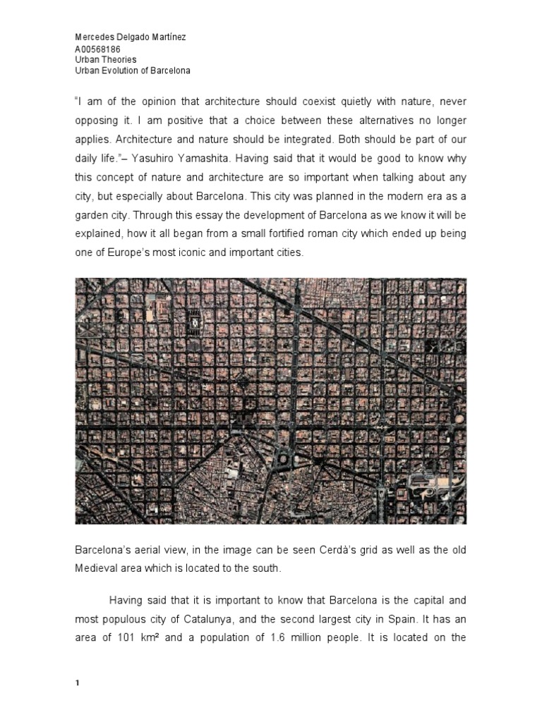 Urban Evolution of Barcelona Explained | PDF | Barcelona | Transport