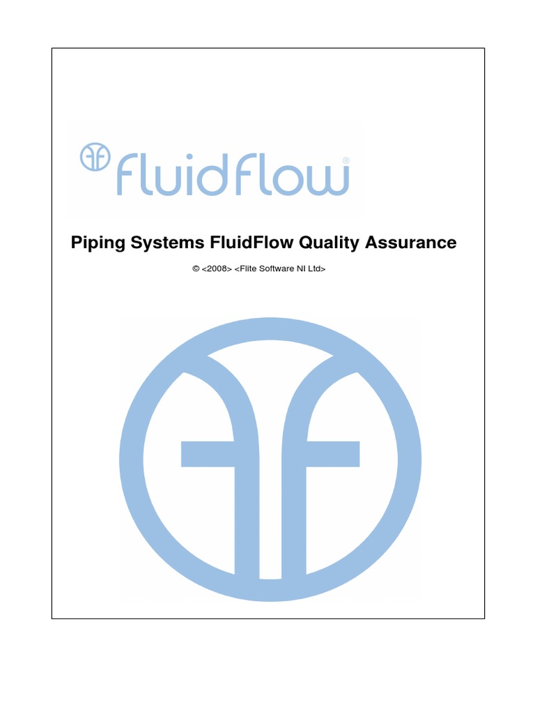 QA Piping Systems FluidFlow | PDF | Fluid Dynamics | Specification ...