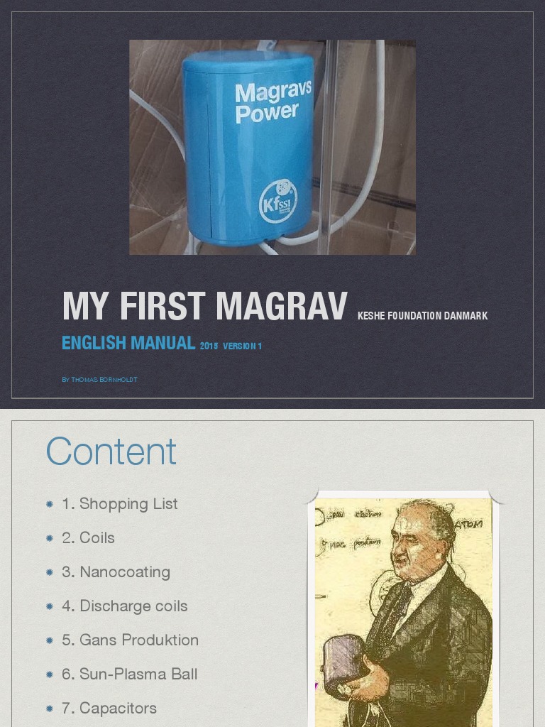 Magrav Generator Manual 2015 | PDF | Wire | Electrical Grid