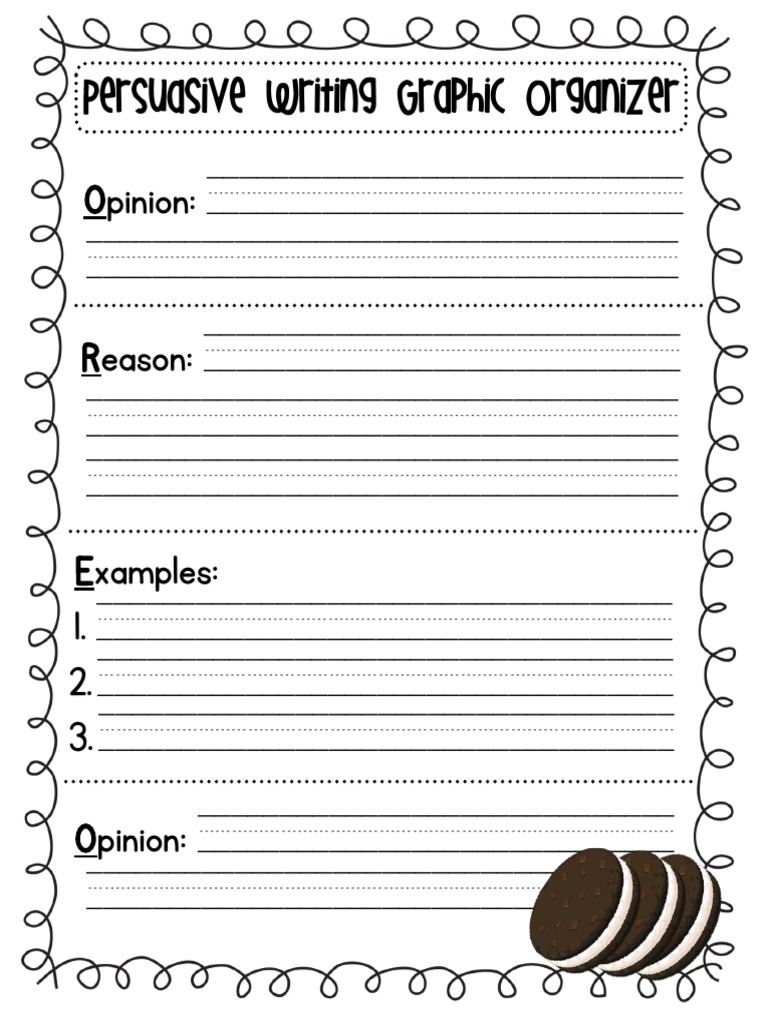 Persuasive Writing Graphic Organizer | PDF | Art