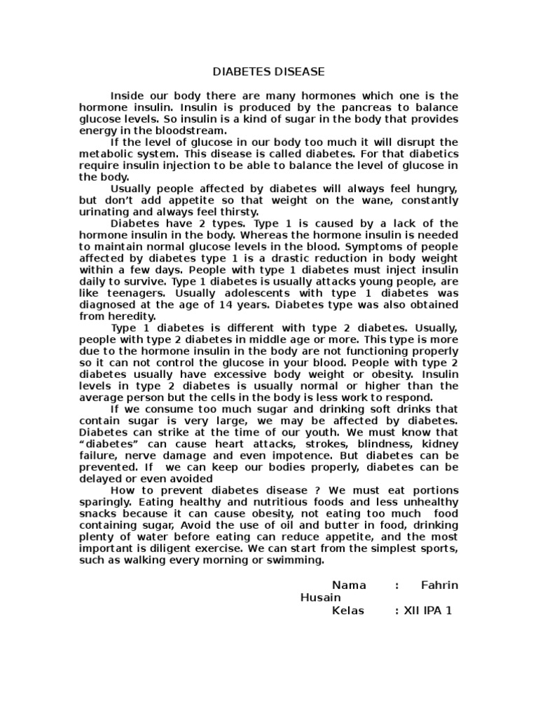 Diabetes | PDF