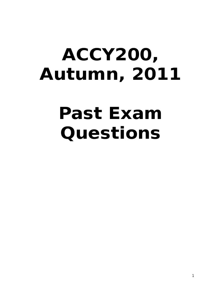 Sample Past Exam Questions Revised | PDF | Deferred Tax | Expense