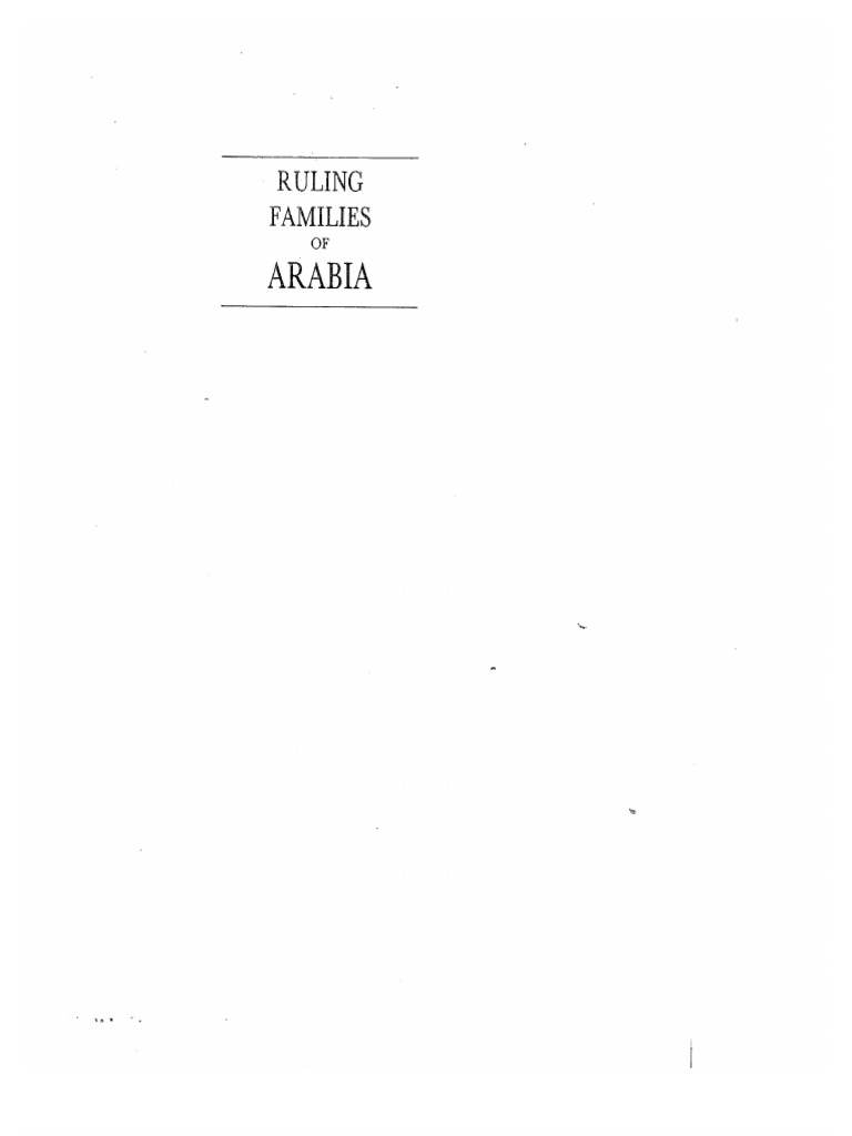 Bahrain: The Ruling Family of Al-Khalifah | PDF