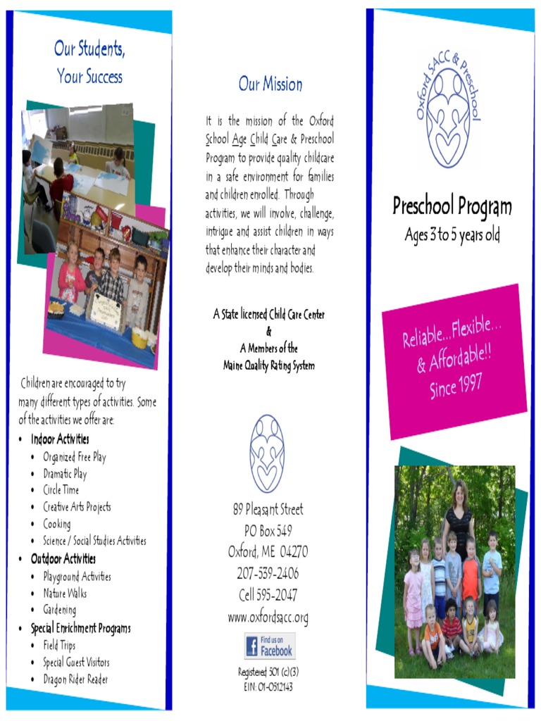 Preschool Program Preschool Program Preschool Program Preschool Program ...