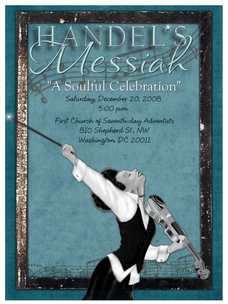 Handel's Soulful Messiah Program Booklet | PDF | Religious Behaviour ...