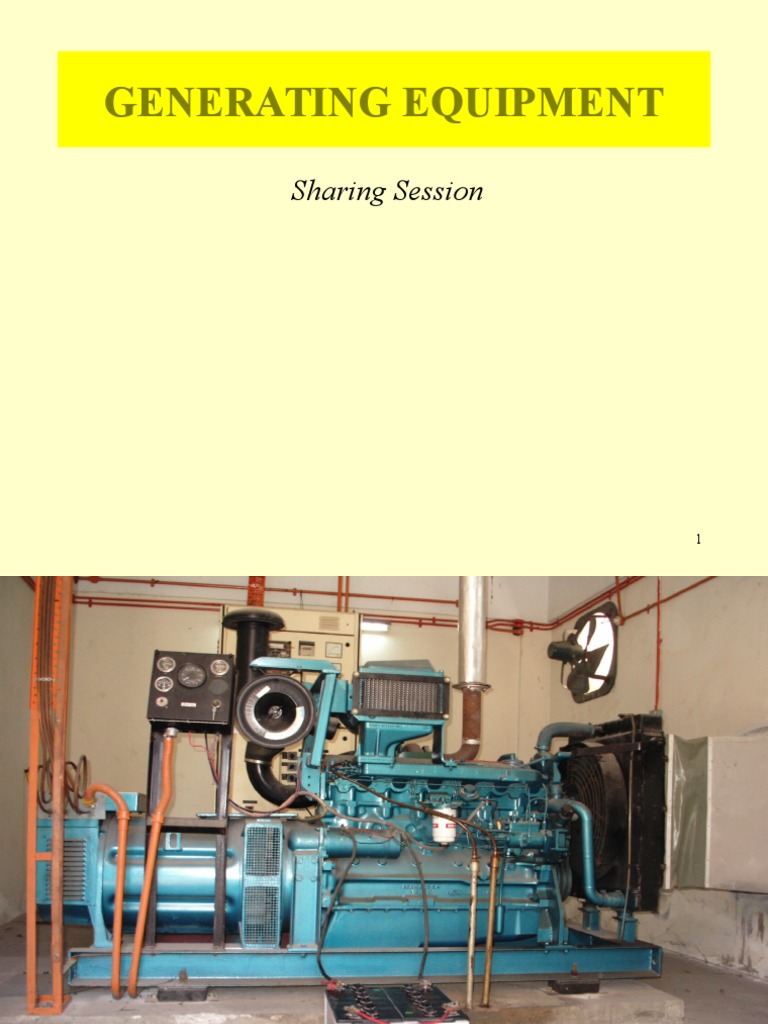 Generating Equipment | PDF | Machines | Electrical Engineering