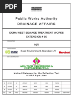Thrust Boring Method Statement | PDF | Casing (Borehole) | Drilling