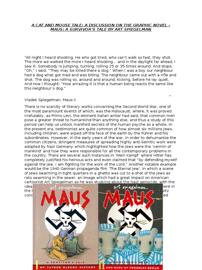 Maus Book Review | PDF
