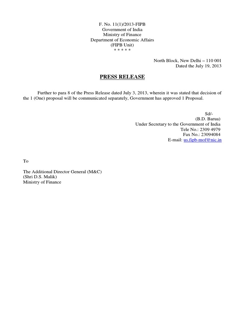 Fipb | PDF | Foreign Direct Investment | Joint Venture