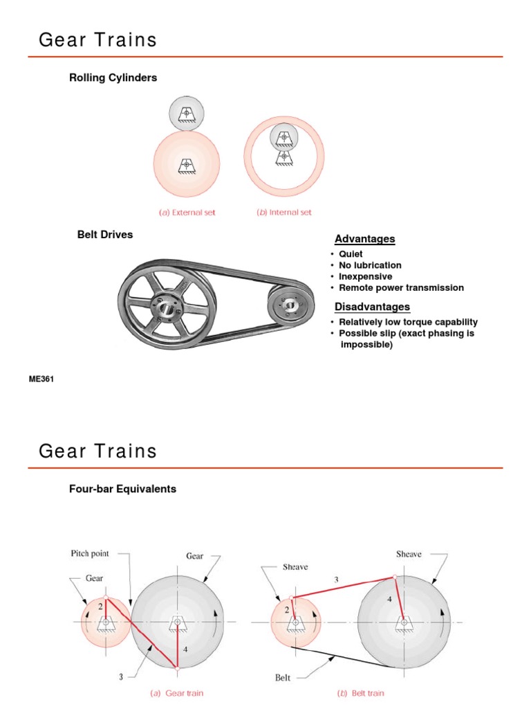 Gear Trains | PDF | Gear | Euclidean Geometry