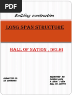 Long Span Structures: Case Studies | PDF | Truss | Civil Engineering