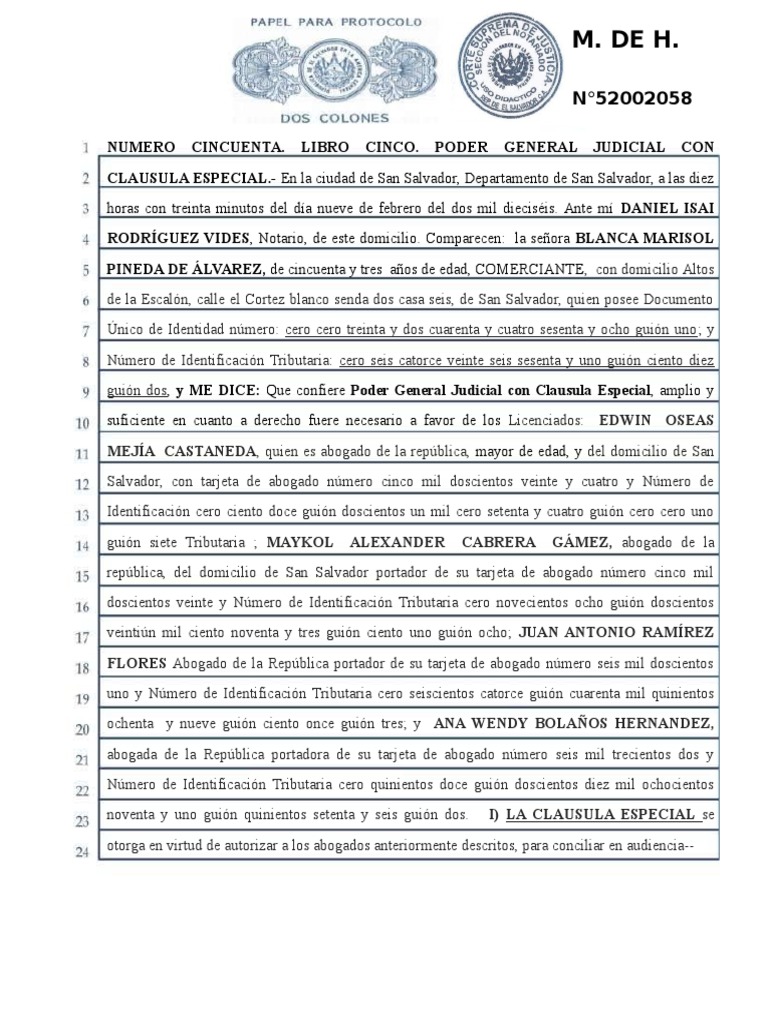 Poder Gral Especial | PDF | Derecho penal | Virtud